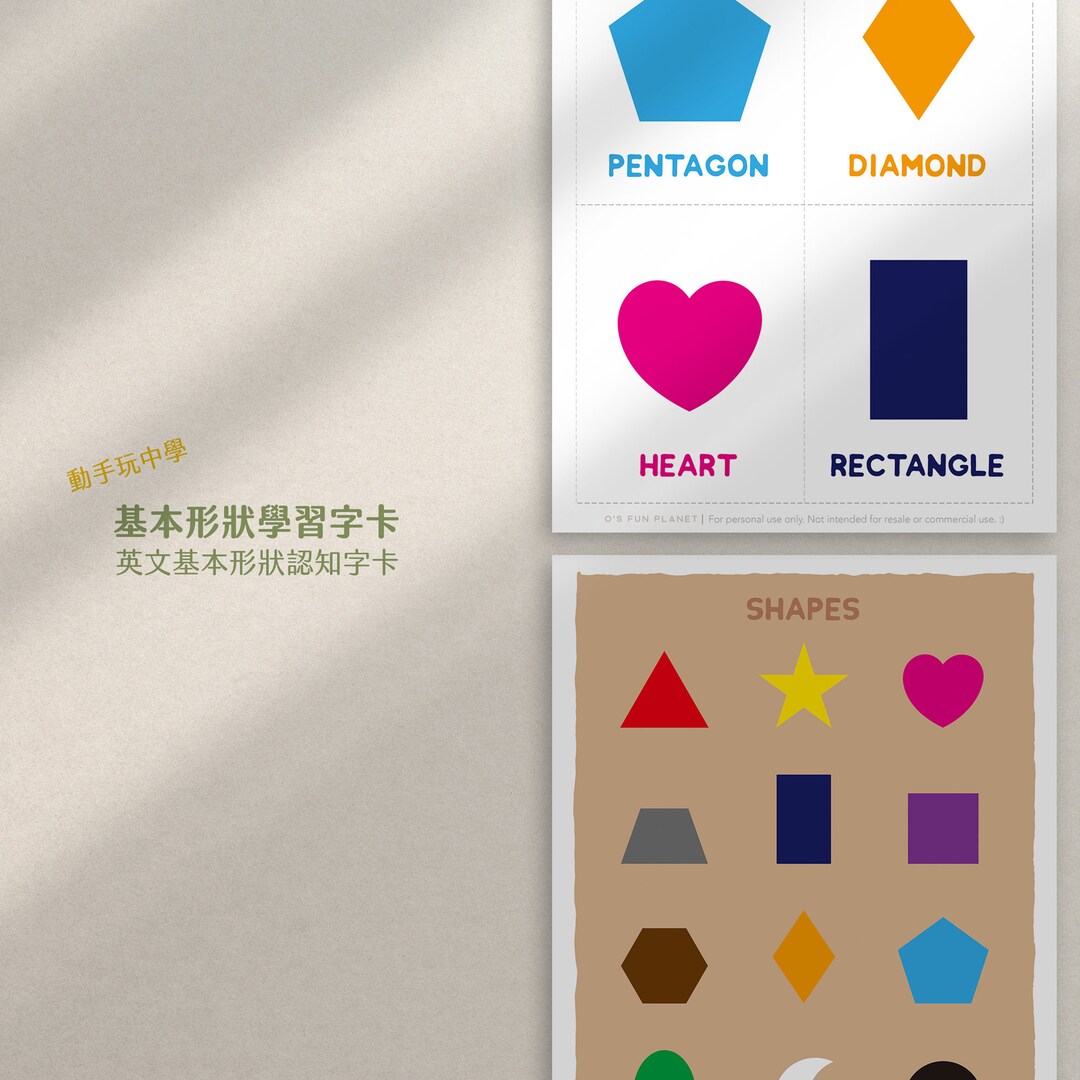 Shapes Flashcards | Geometry Education | Shape Play | Algebra ...