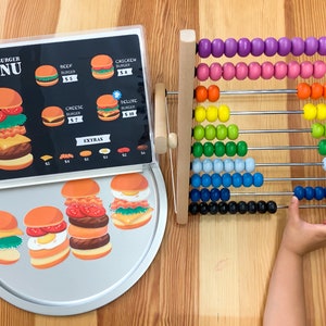 Burger Menu Game | Pretend Restaurant | Money and Counting | Kids Flash ...