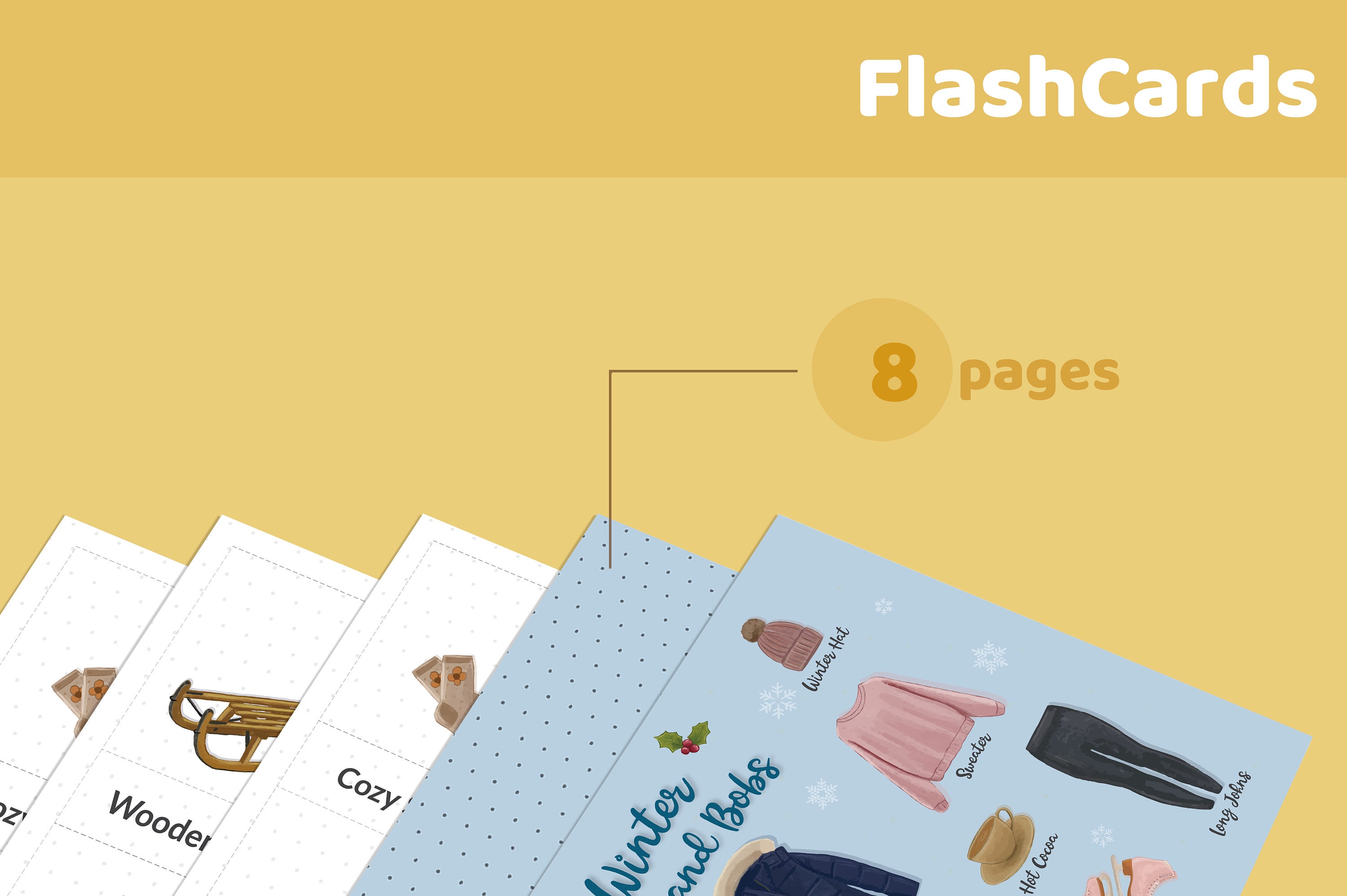 Winter Bits and Bobs Flashcards | Literacy Game | Matching and Reading ...