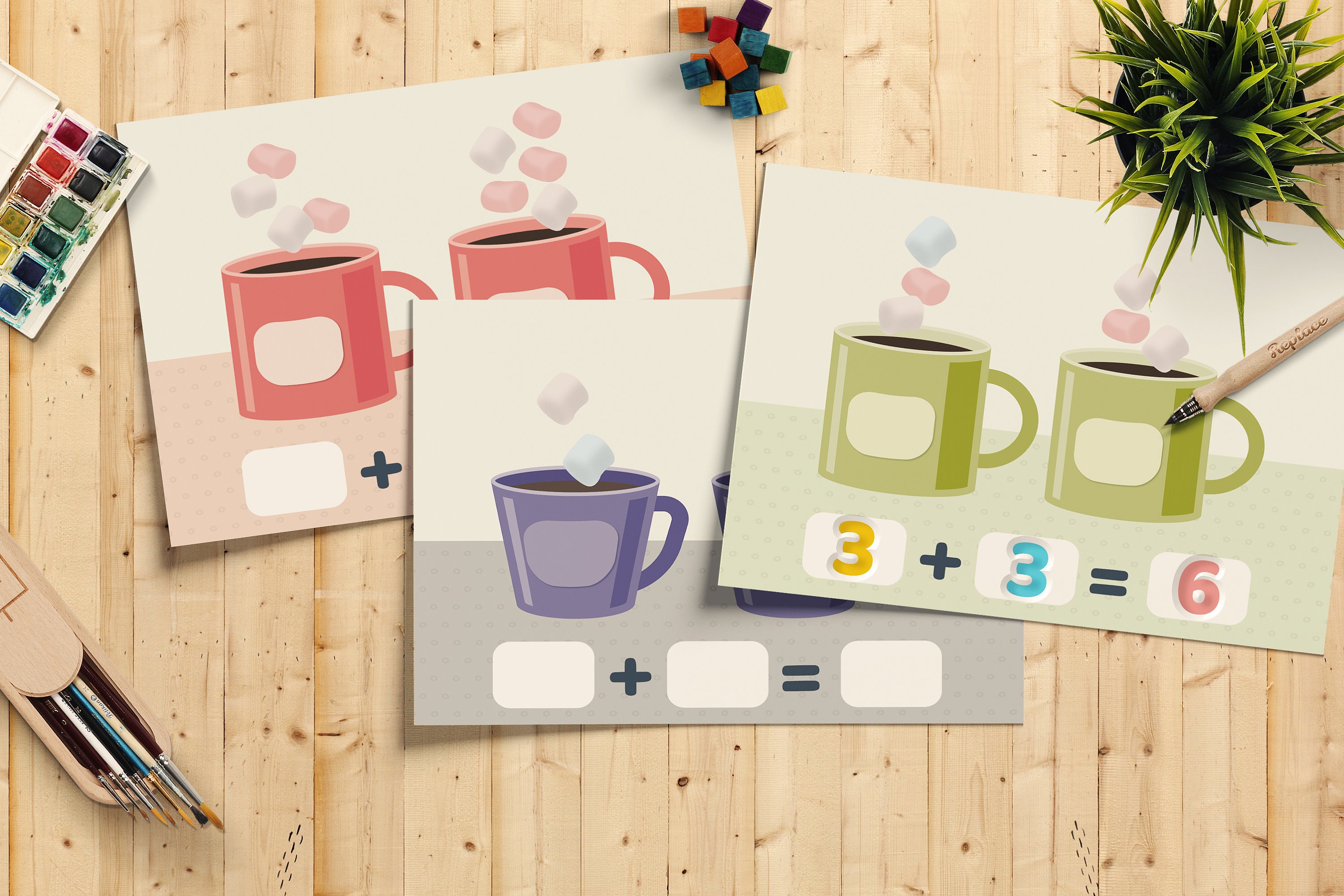 STEM Math Fun With Marshmallows | Math Numeracy Game | Adding Game ...