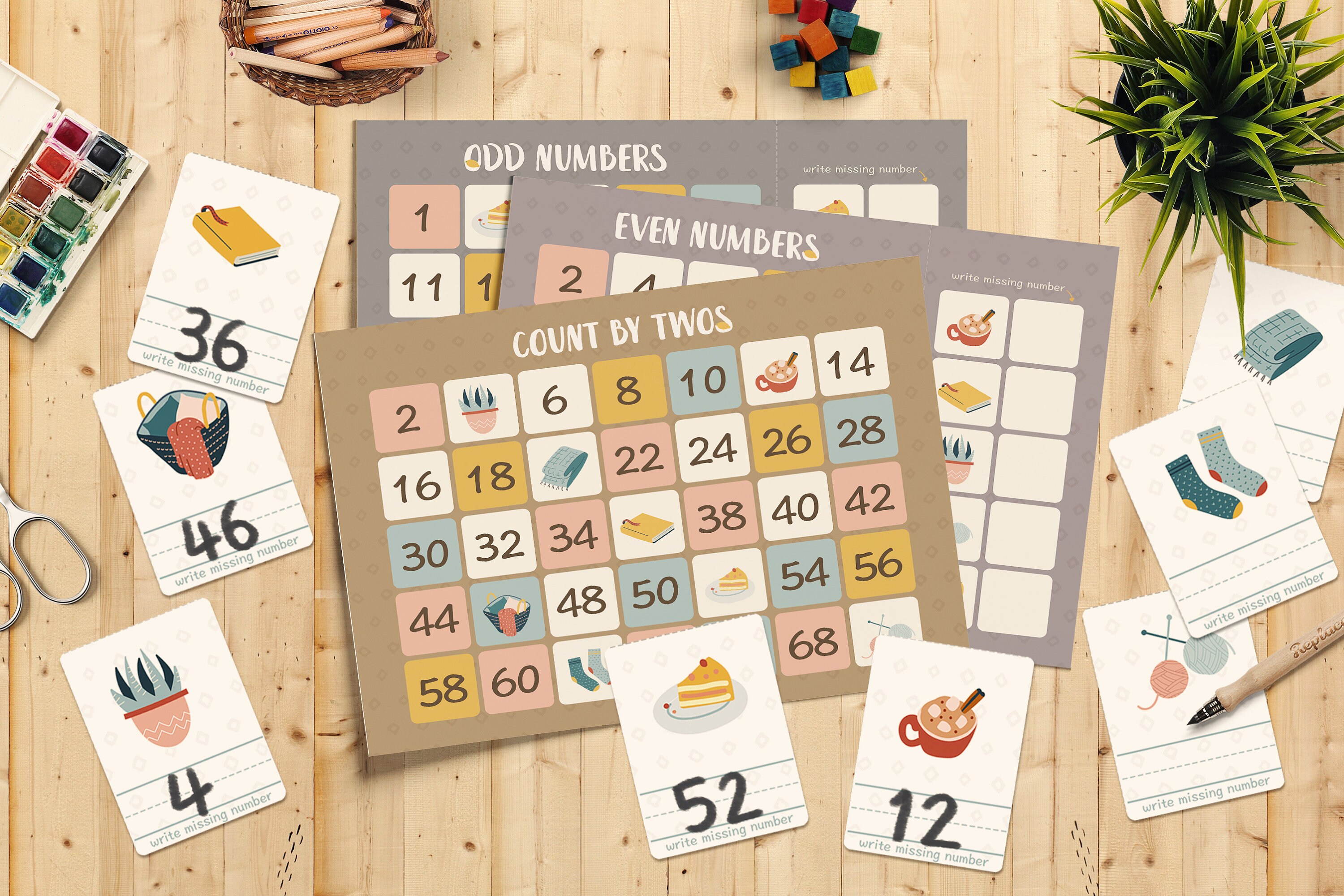 Warm Winter Counting Games | Number Game | Skipping Numbers | Odd and ...