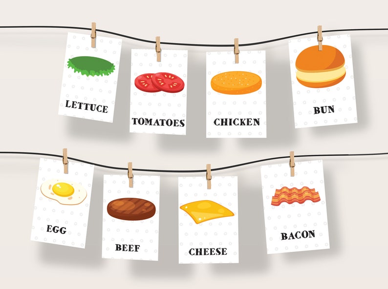 Burger Menu Game | Pretend Restaurant | Money and Counting | Kids Flash ...