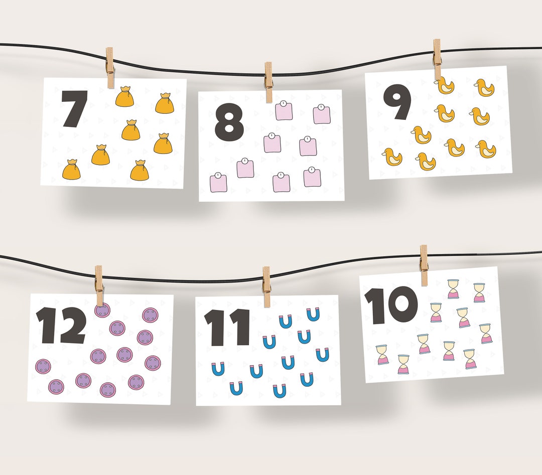 STEM Math Fun With Objects | Loose Parts Play | Find Number Game ...