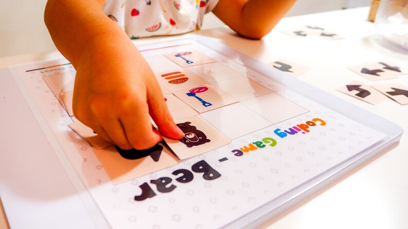 Bear Coding Game Coding Tiles Programming Game Stem Learning Stem Game Computer 9268