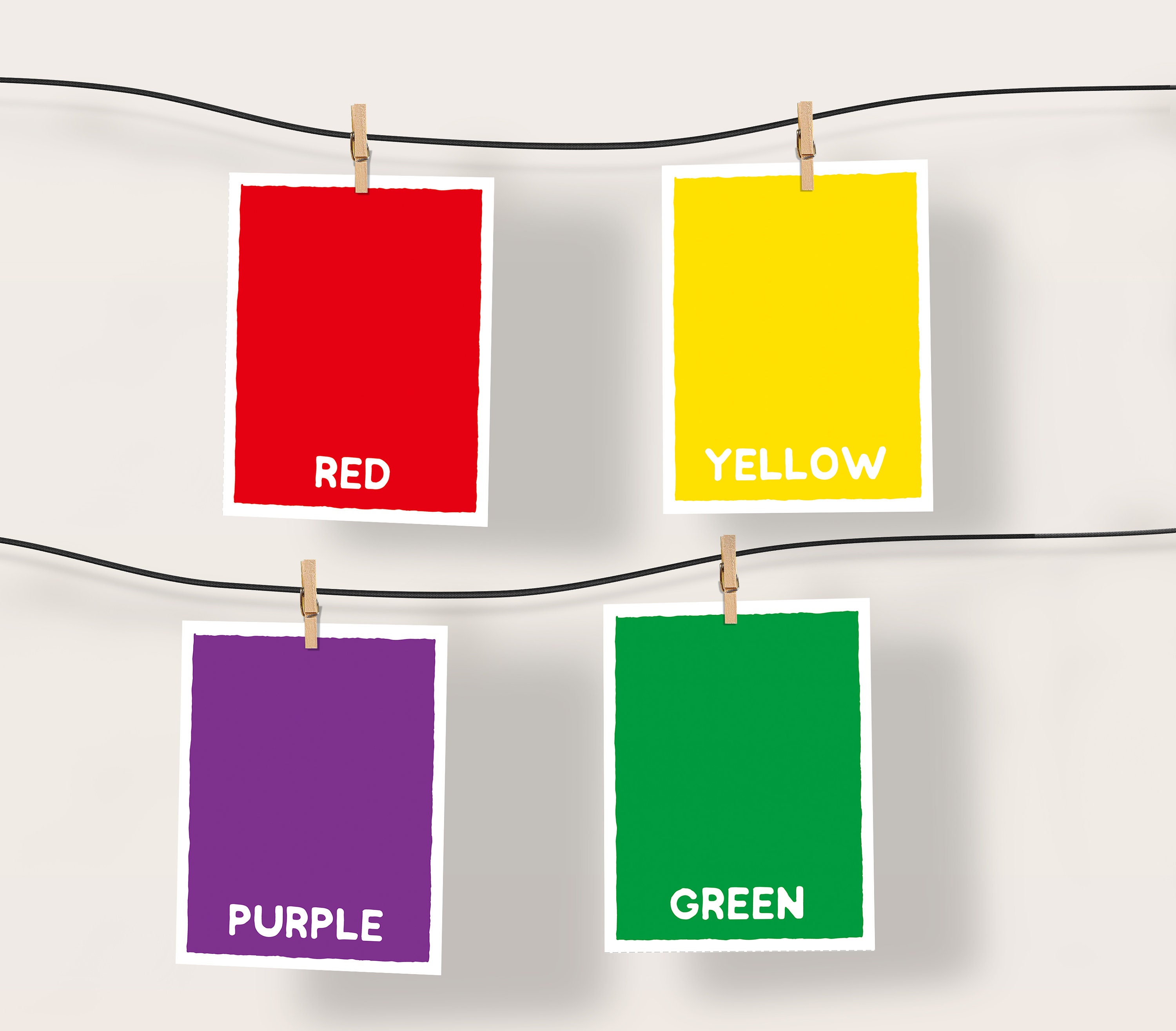 Color Flashcards | Color Education | Color Play | Color Combinations ...