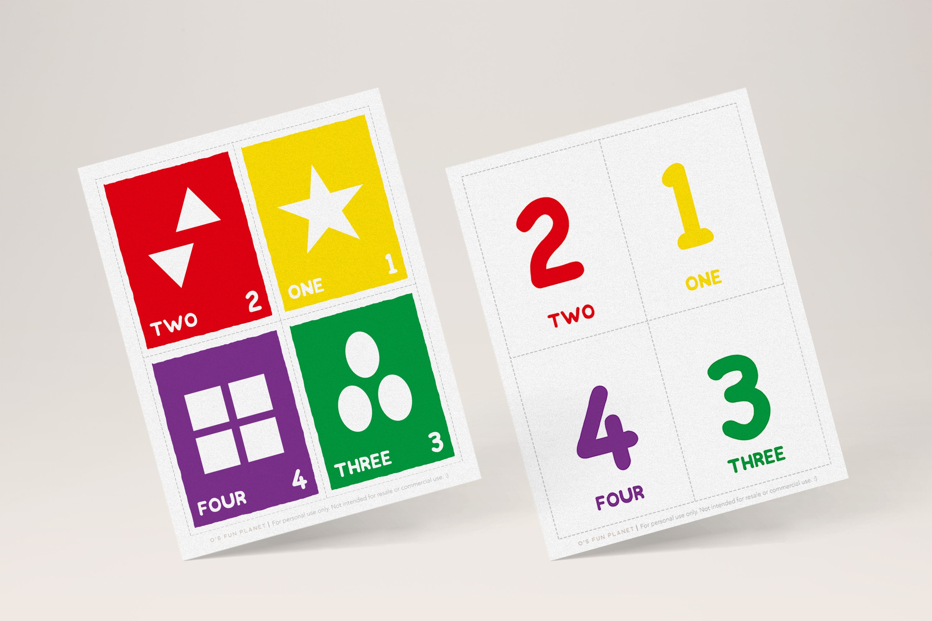 Counting Flashcards | Numbers and Counting | Algebra and Geometry ...