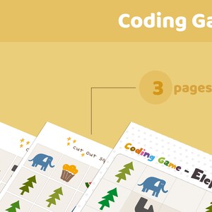 Elephant Coding Game | Coding Tiles | Programming Game | STEM Learning ...