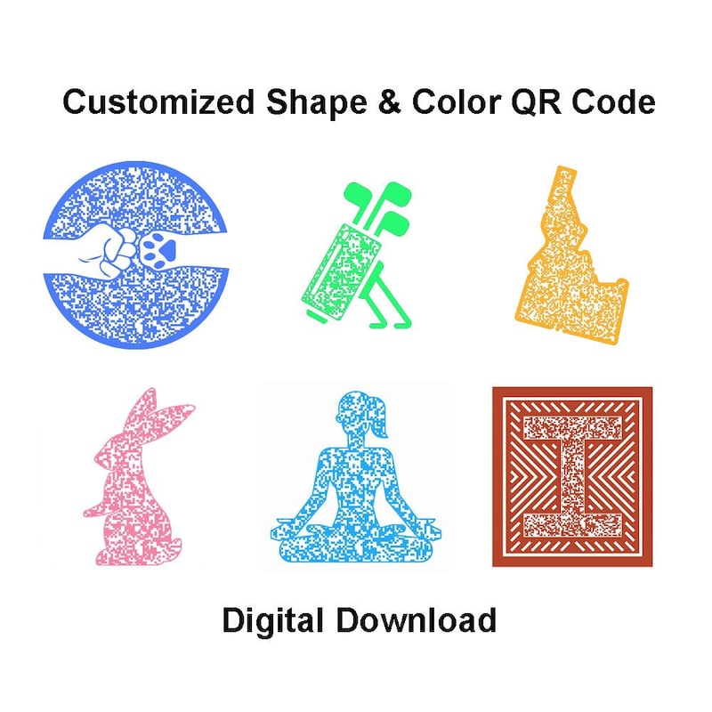 Custom Qr Code Maker Etsy