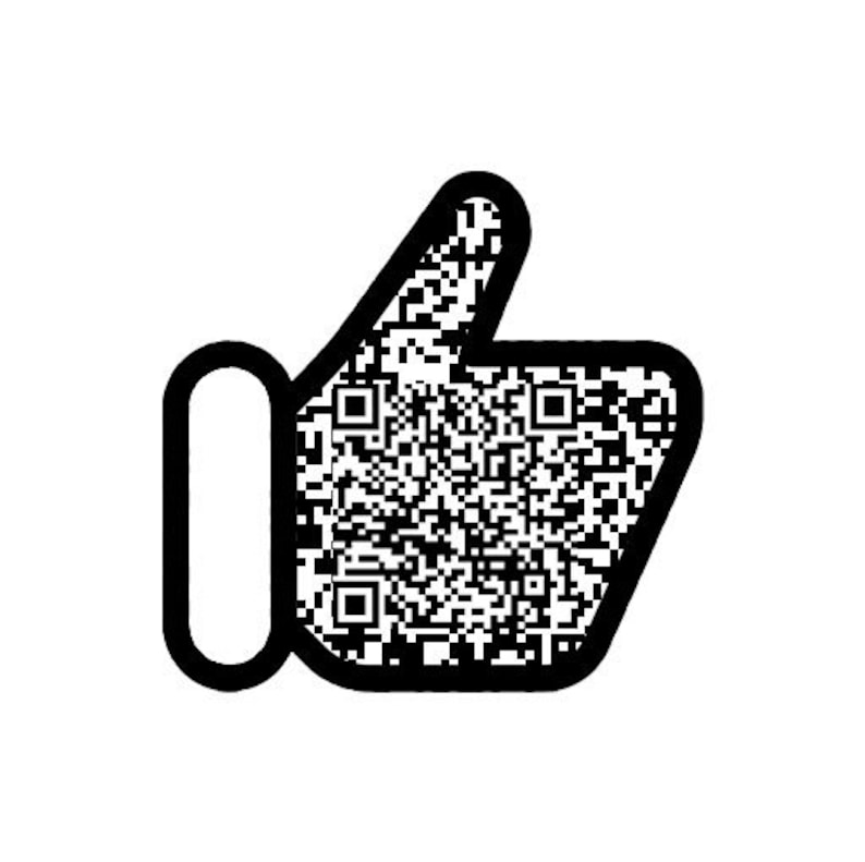 Custom Shape QR Code: Website, Social Media, Payment (digital Download ...