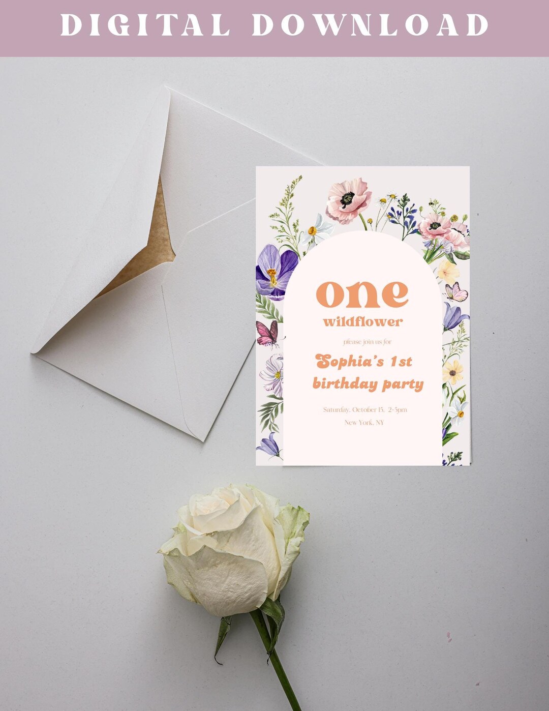 Wild One Wildflower, Wildflower First Birthday, Wildflower First ...