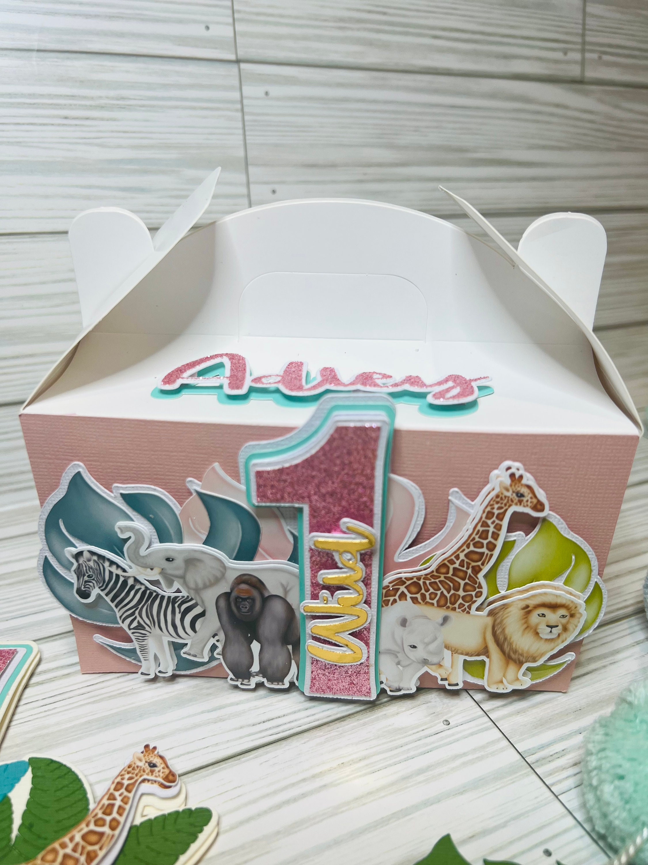 Girl Wild One Safari, First Birthday Safari, Wild One Girl Birthday ...