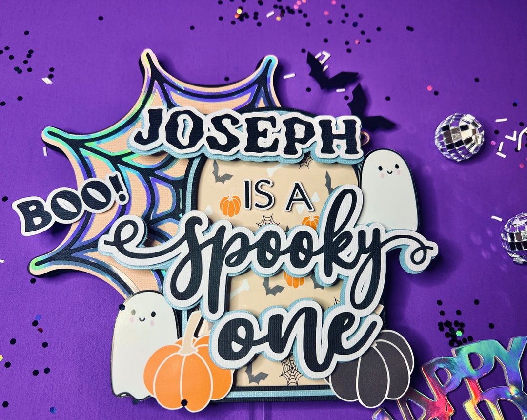 Spooky One Cake Topper Halloween Boy, First Birthday, Birthday ...