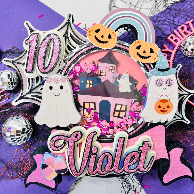 Halloween Cake Topper - Etsy
