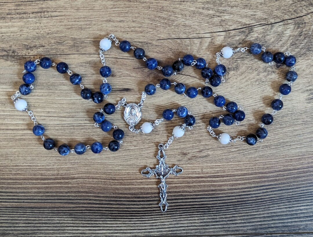 Sacred Heart of Jesus Rosary, Catholic Gift, Catholic Rosary, Rosary ...