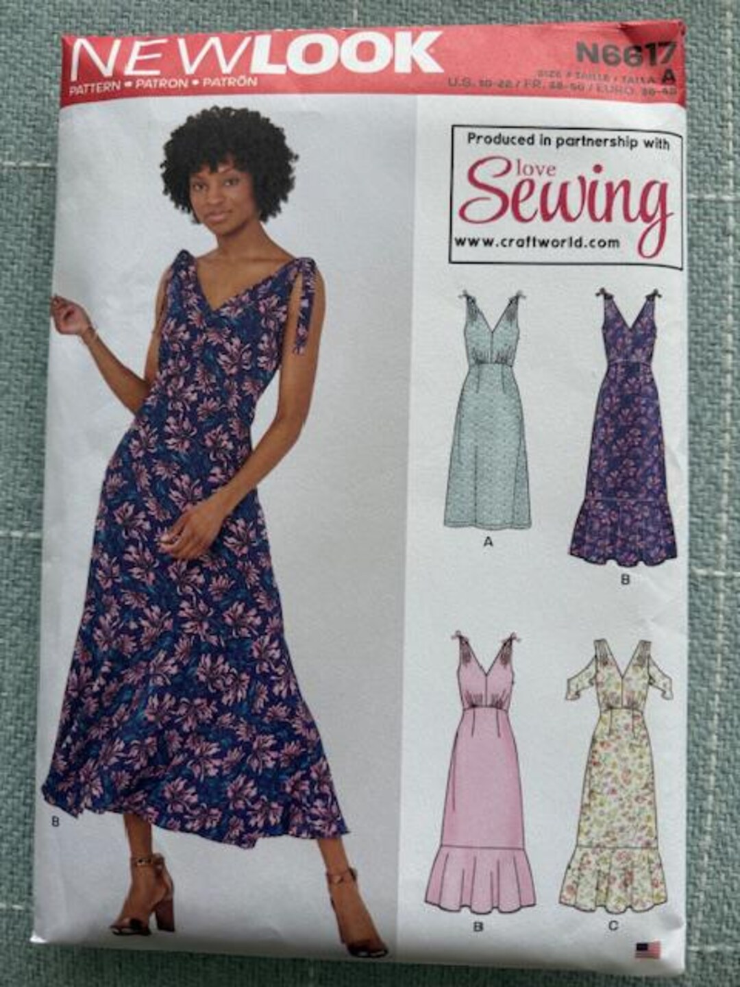 Unused New Look Dress Sewing Pattern (code N6617) - Etsy