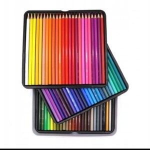 Hexagonal Crayons 72 Colors in a Metal Pack. - Etsy