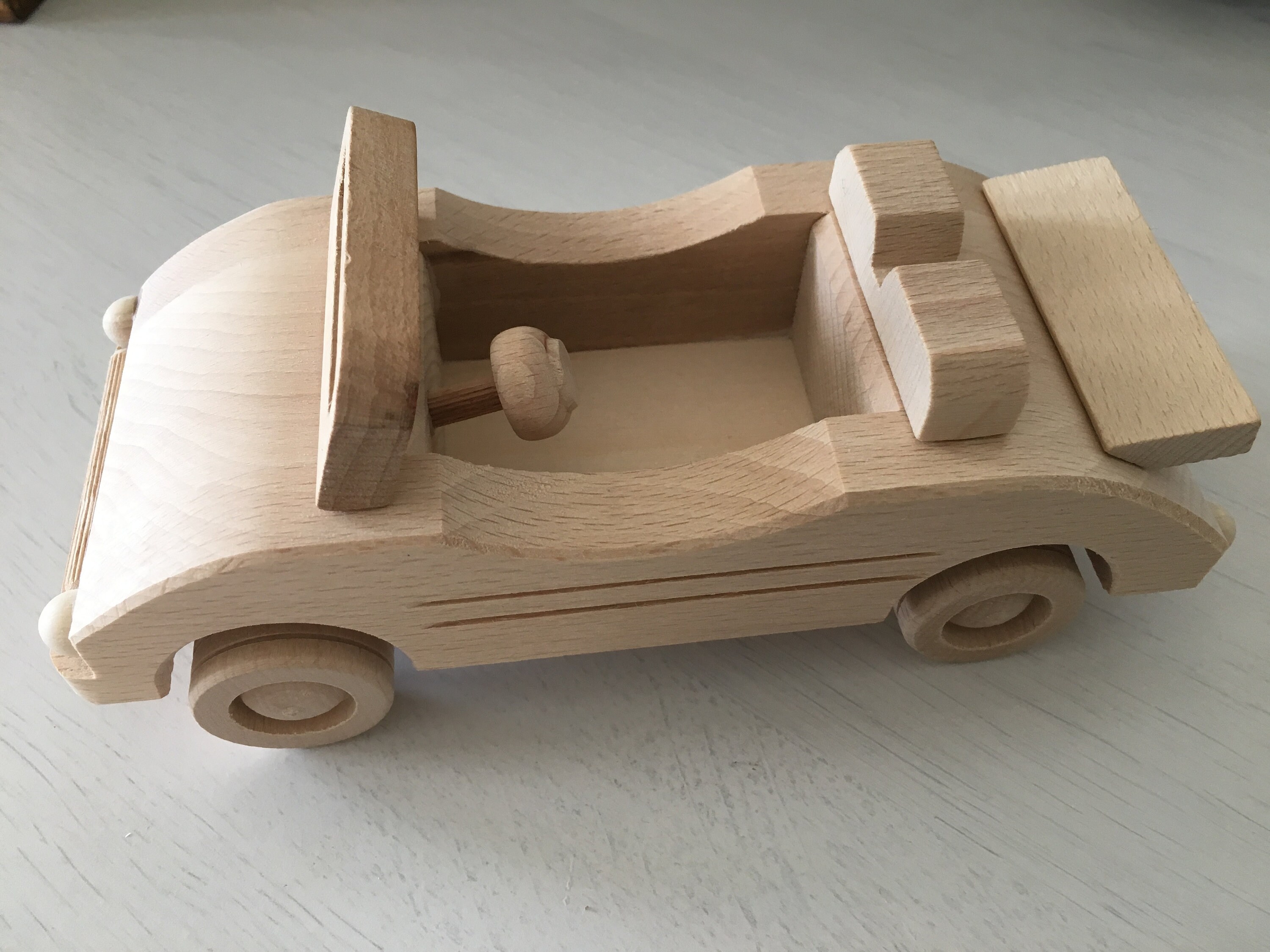 Coche de madera para auto-fabricación. Decoupage. | Etsy