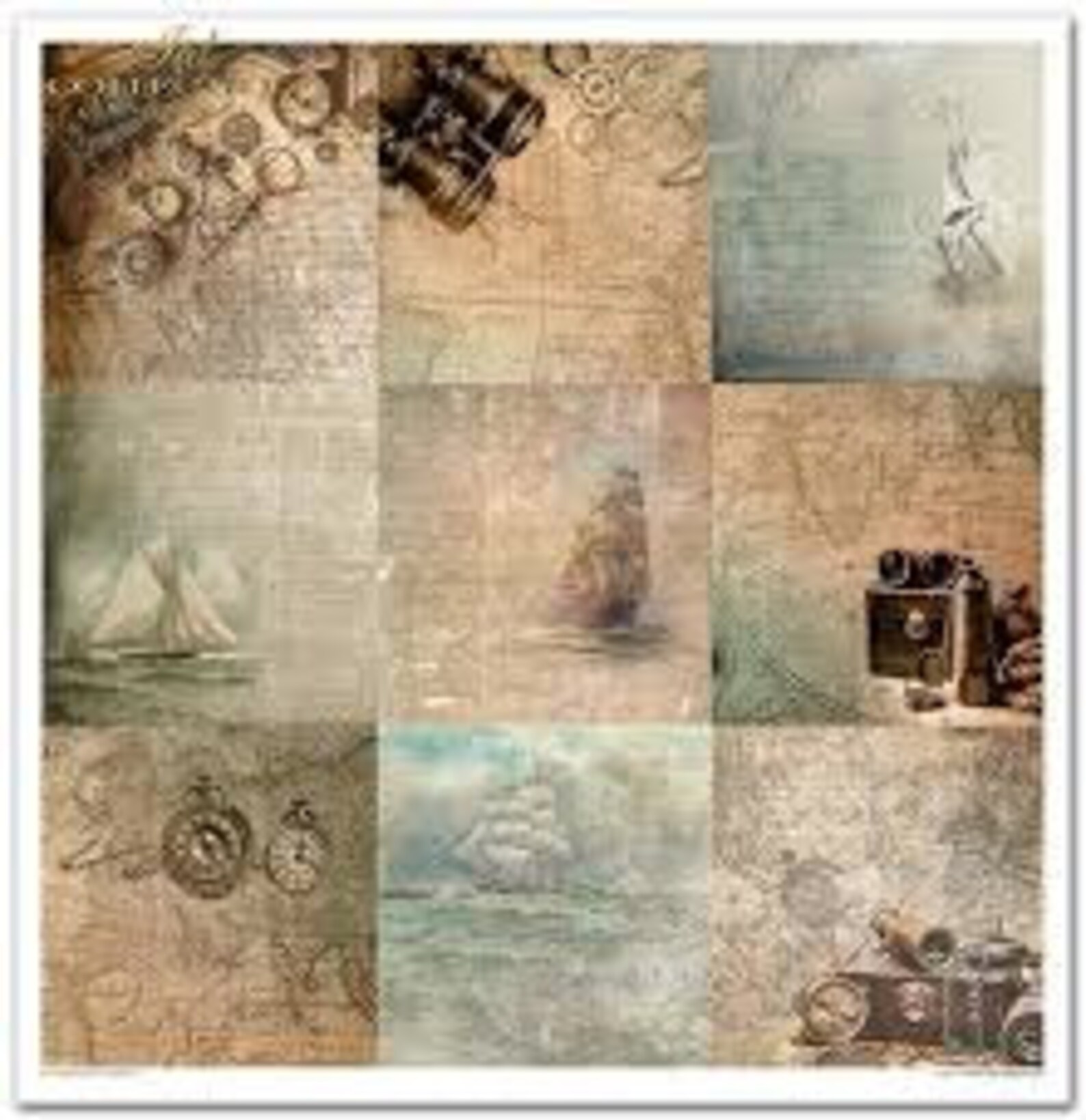 Scrapbooking Nautical Expedition_paper Pad - Etsy