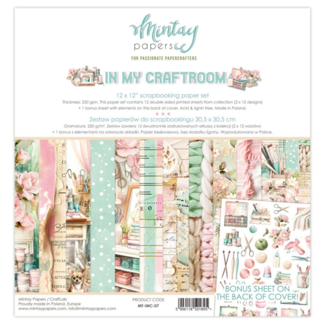 Pre-order Mintay Craft Paper Pad 12x12'', 6x8 Paper Pack, Cuts. IN MY ...