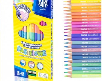 Astra Pastelowe Colored Pencils - Etsy