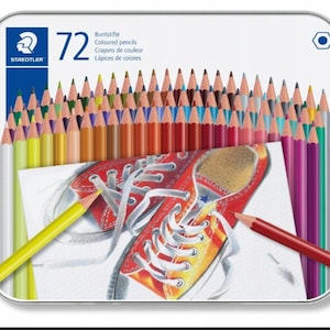 Hexagonal Crayons 72 Colors in a Metal Pack. - Etsy