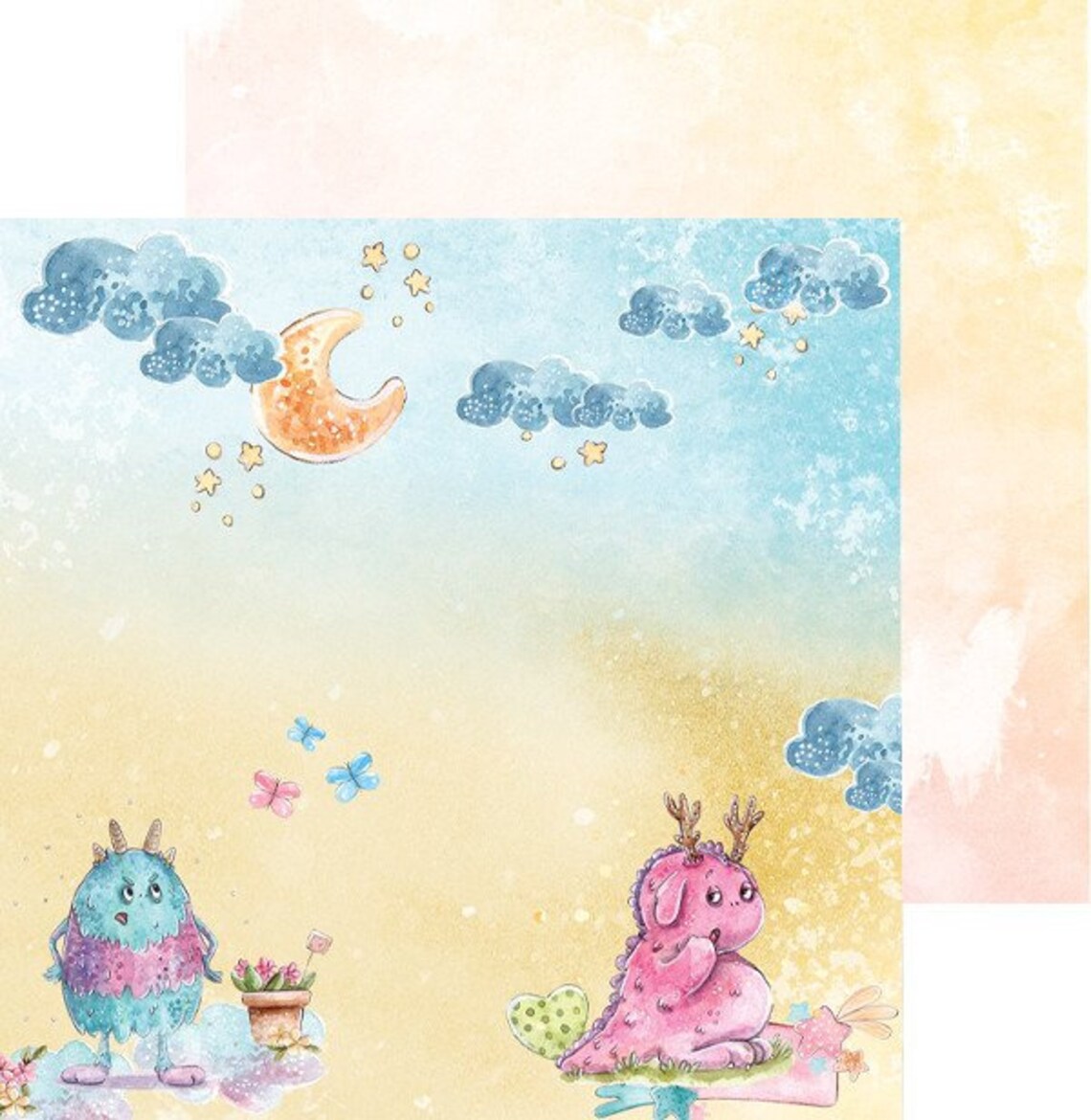 Craft O'clock. Scrapbooking Paper Pad - Etsy