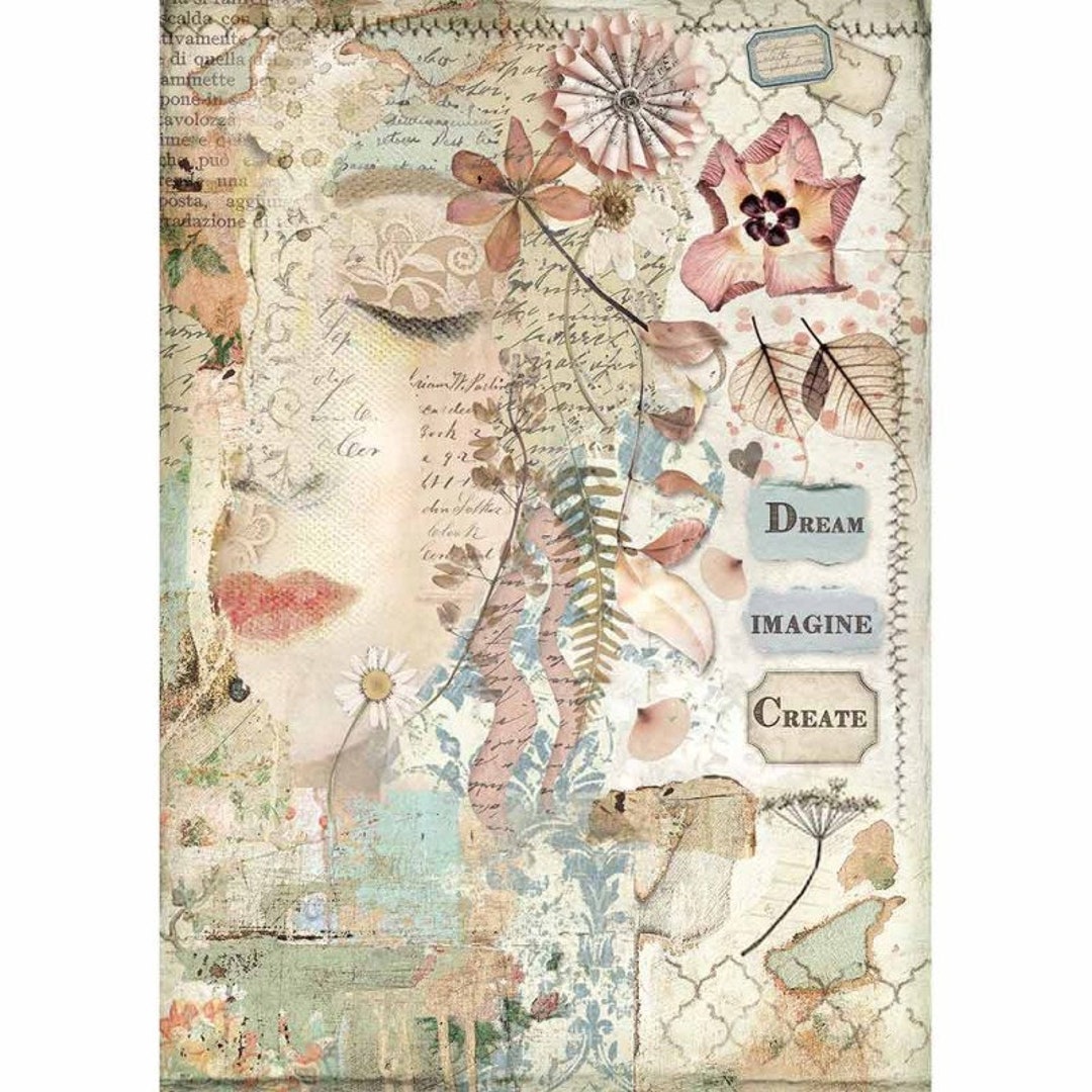 Stamperia Reispapier_imagine Romantic. Decoupage. - Etsy