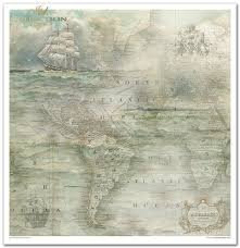 Scrapbooking Nautical Expedition_paper Pad - Etsy