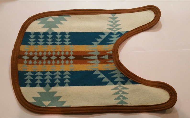 Turquoise & Tan Pendleton Wool Dog Coat - Featuring Exclusive D-ring ...