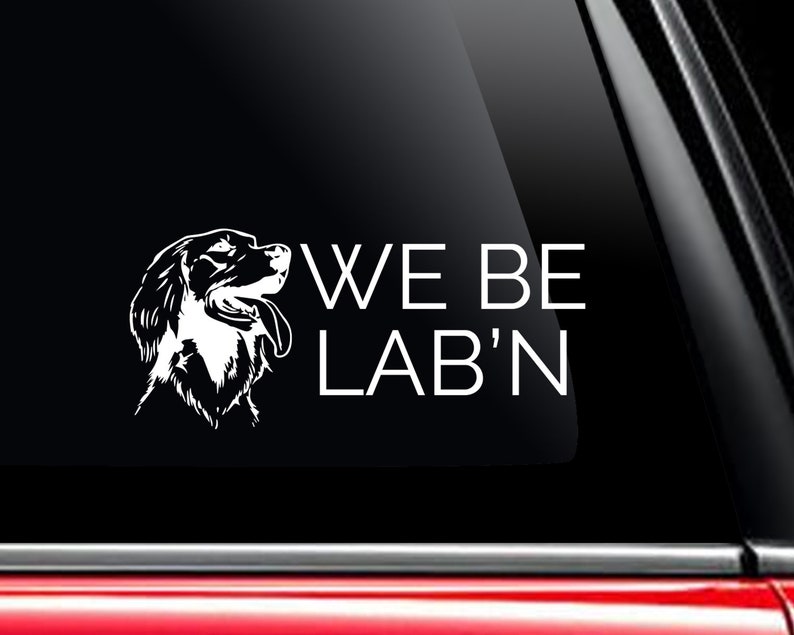 Labrador Vinyl Window Decals Make a Decal Online W/ Decal - Etsy