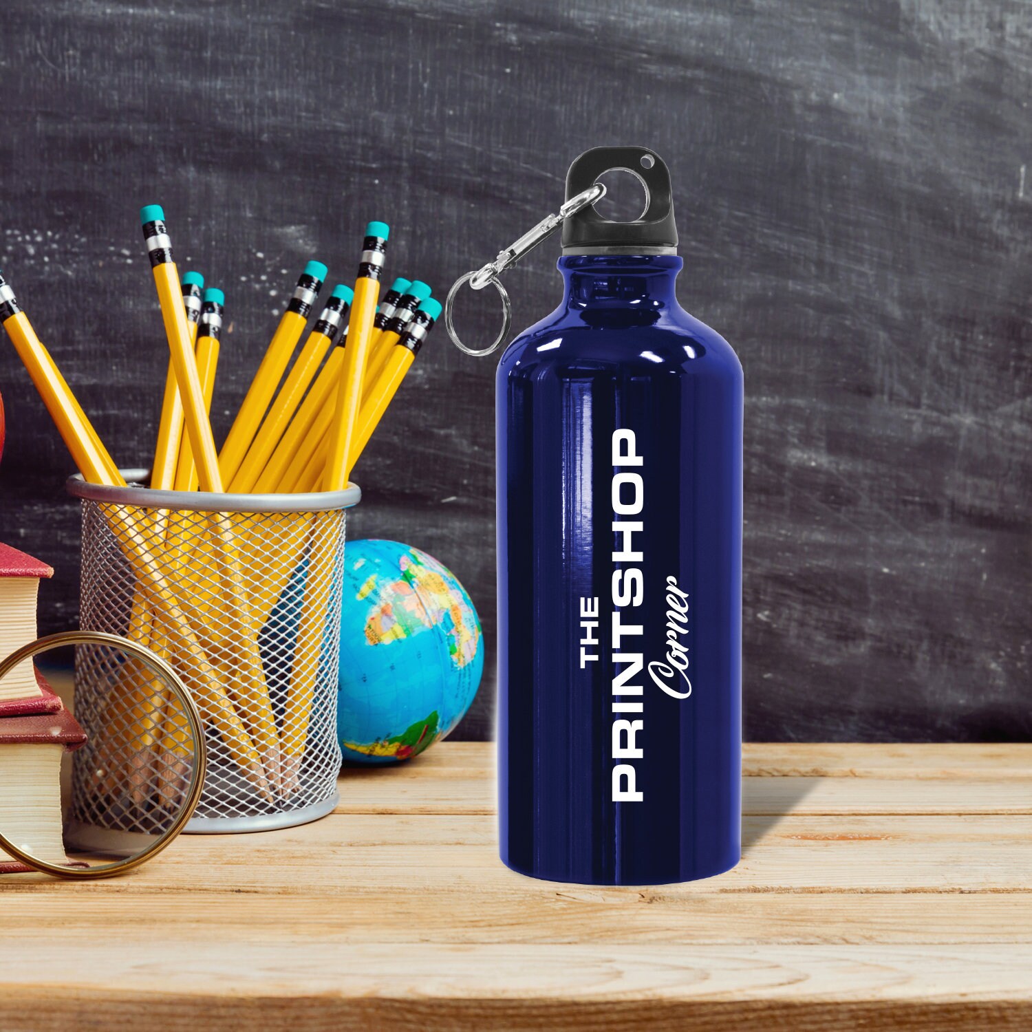 Personalized Metal Water Bottles Custom Logo Printed Sports - Etsy