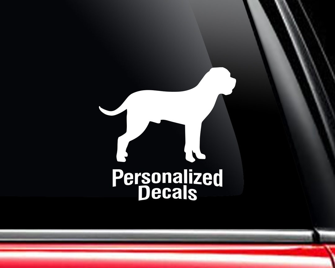 Cane Corso Decals Make a Decal Online W/ Decal Designer Custom Car ...