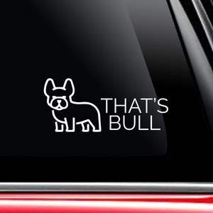 French Bulldogs Vinyl Window Decals Make a Decal Online W/ Decal ...