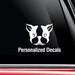 French Bulldogs Vinyl Window Decals Make a Decal Online W/ Decal ...