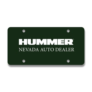 Custom Dealer License Plates Inserts Car Dealer License Plate Signs Are ...