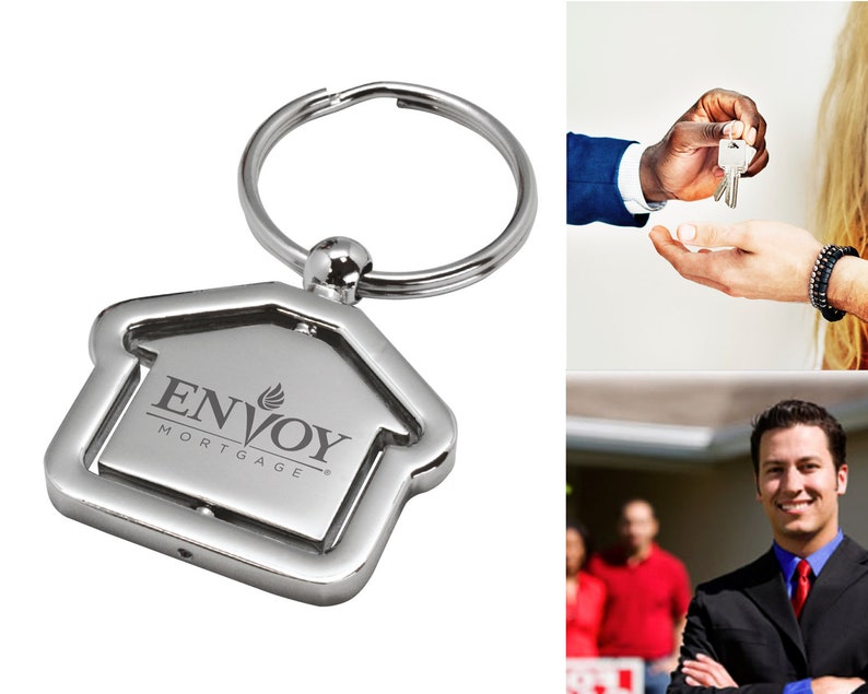 Real Estate House Key Tag Key Chain Holder Personalized - Etsy