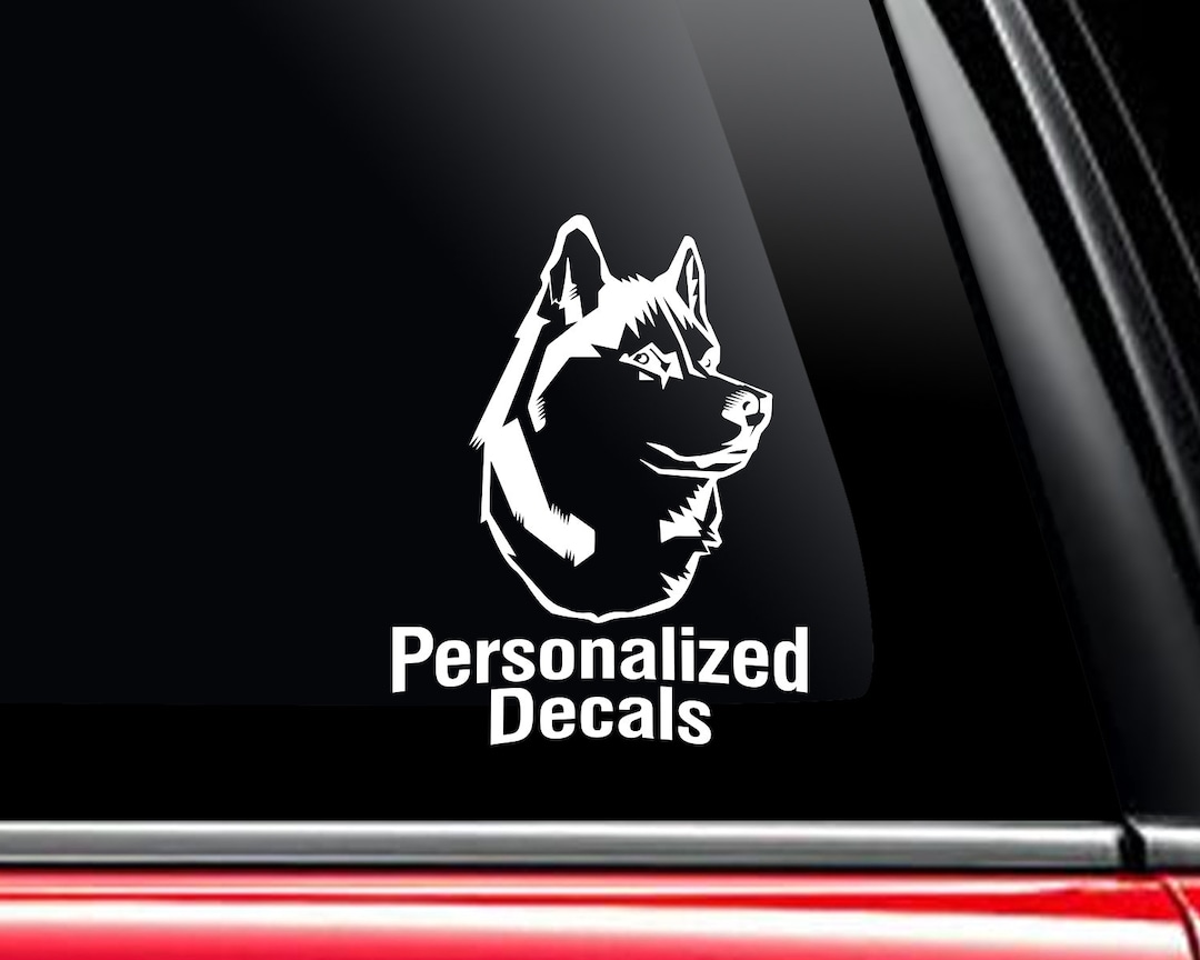 Husky Vinyl Window Decals Make a Decal Online W/ Decal Designer Custom ...