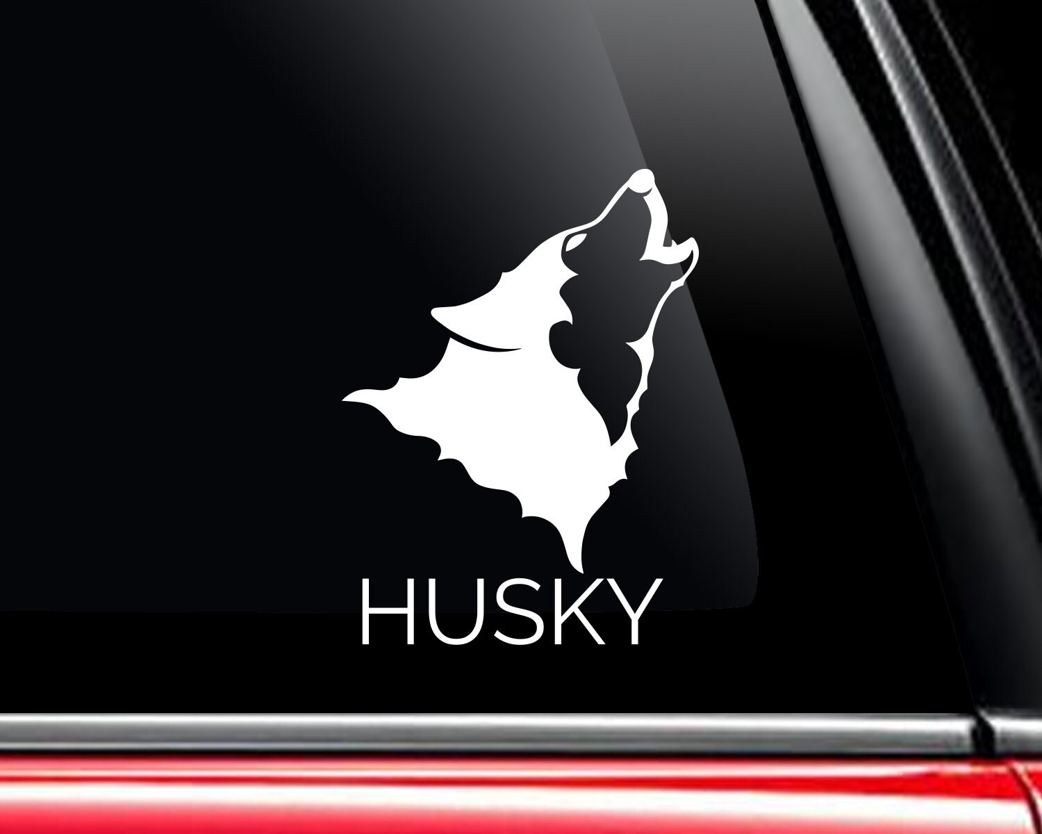 Husky Vinyl Window Decals Make a Decal Online W/ Decal - Etsy