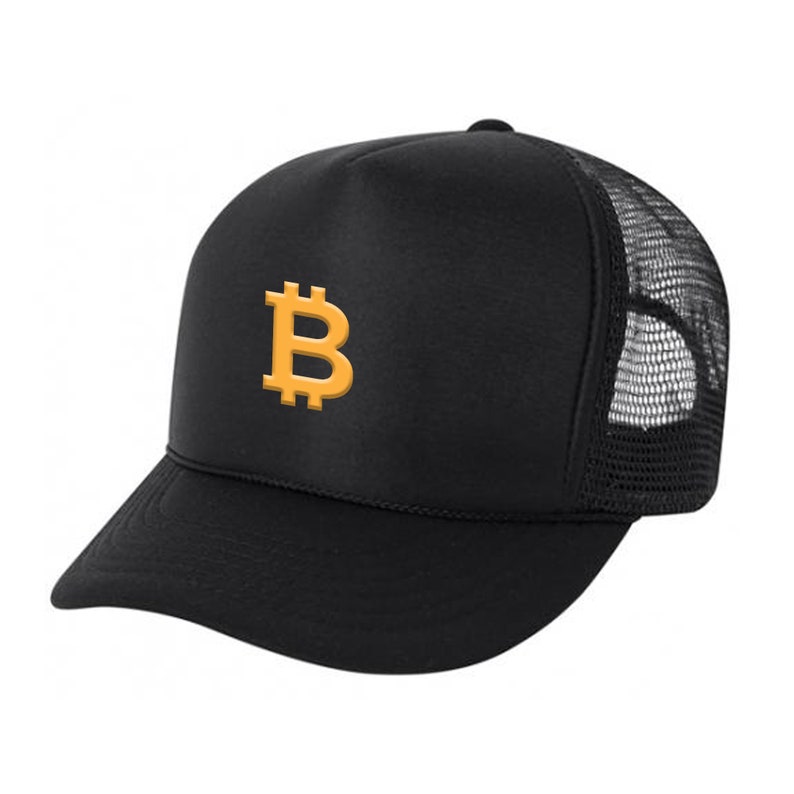 Bitcoin Hat Trucker Style Mesh Back Snapback with BTC Logo | Etsy