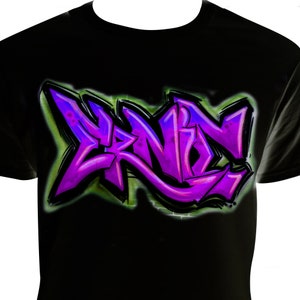 Custom Graffiti Shirts Custom Black 90s Mens Tee - Etsy