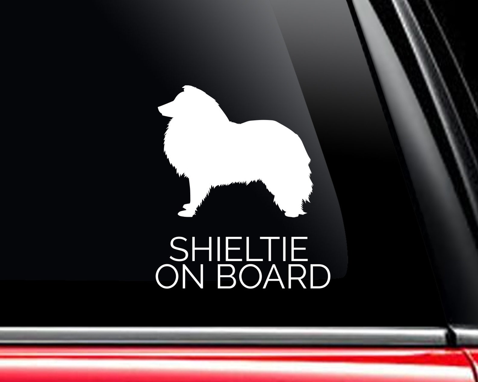 Shetland Sheepdogs Vinyl Window Decals Make a Decal Online - Etsy
