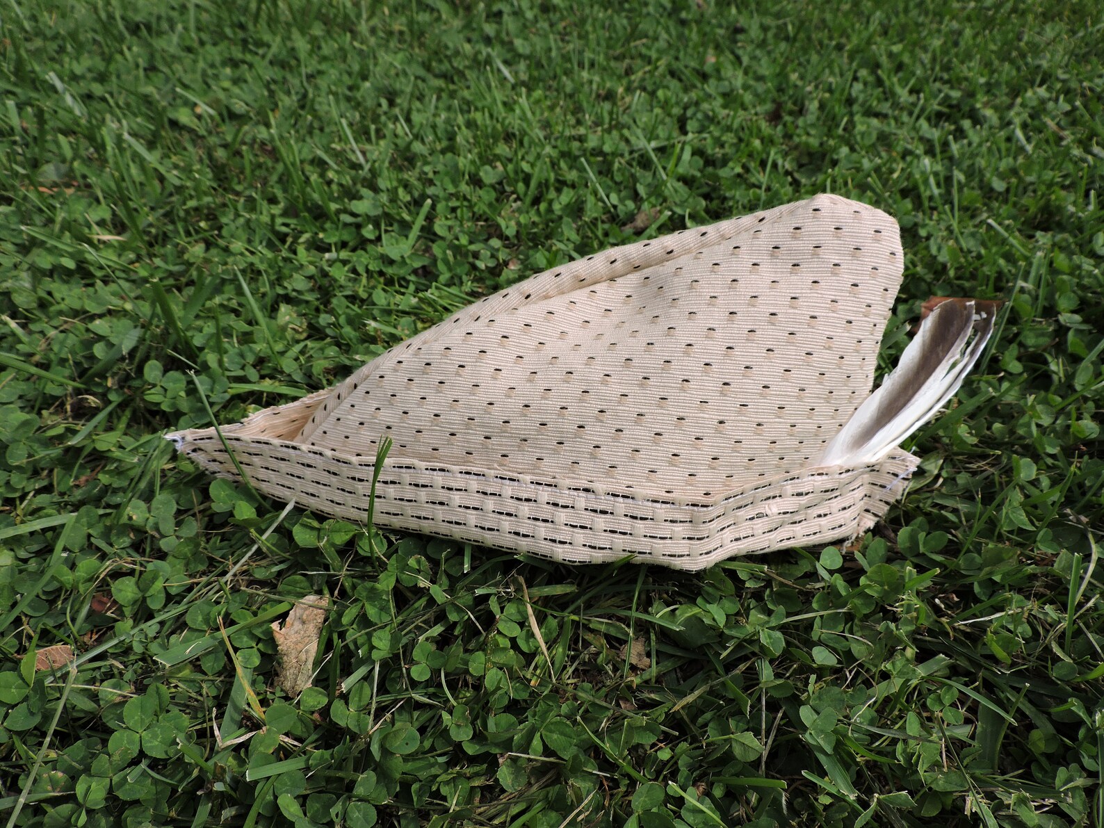 Medieval Bycocket Hat With Real Feathers. Made From Felt or Upholstery ...