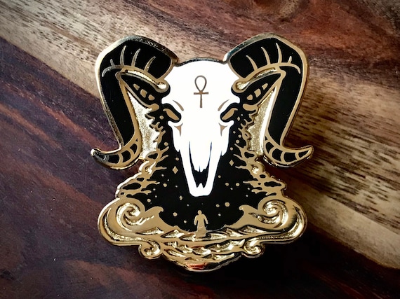 Khnum Enamel Pin Cosmic Pantheon Egypt Egyptian Gods | Etsy