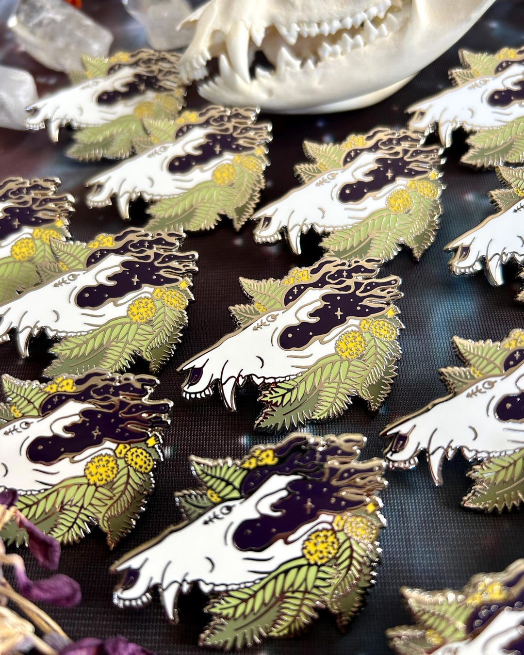 Opossum Skull Enamel Pin: Opossum Pin, Possum Pin, Spooky Enamel Pins ...