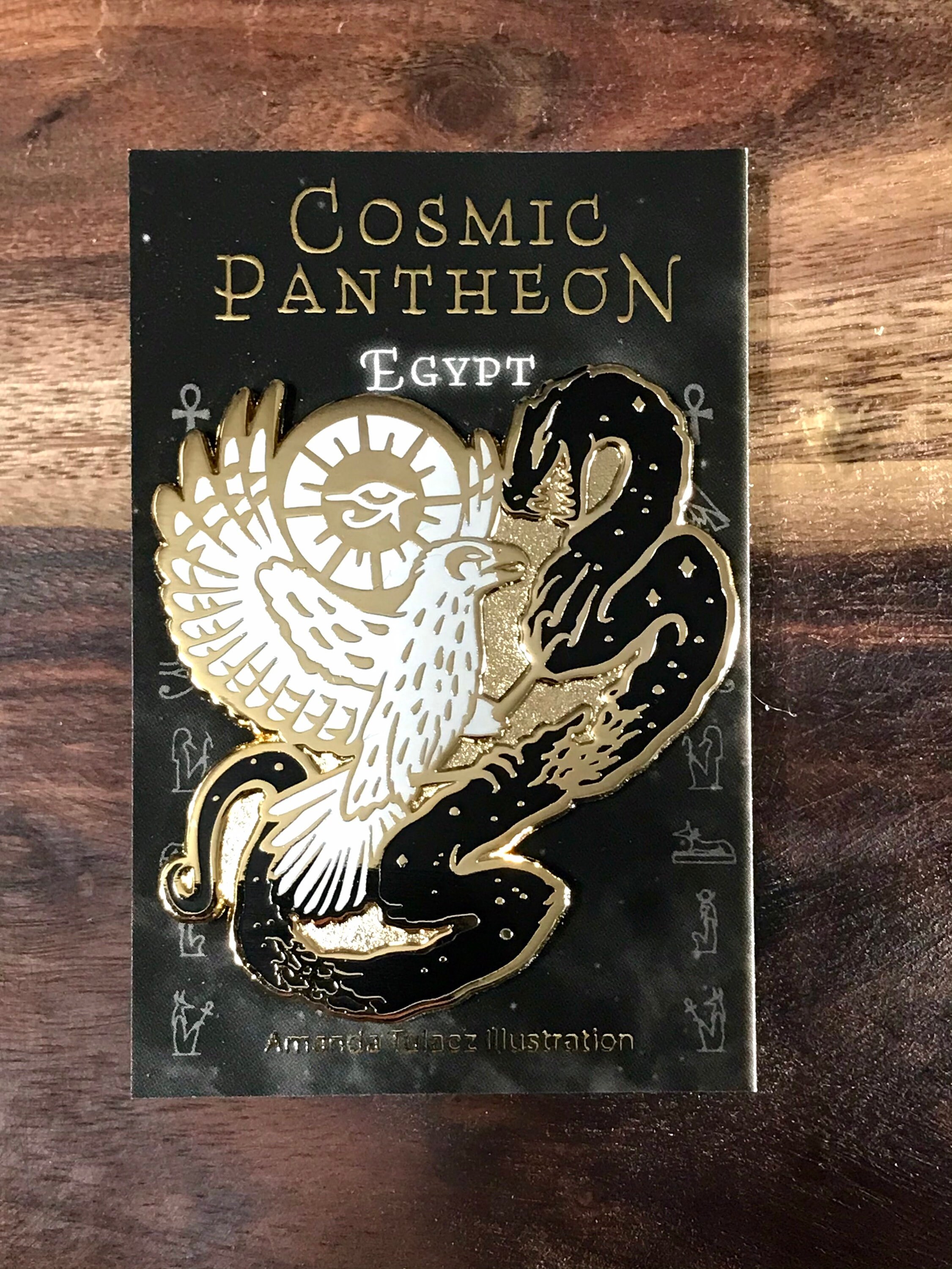 B-GRADE Ra vs Apep Enamel Pin — Amanda Tulacz Illustration