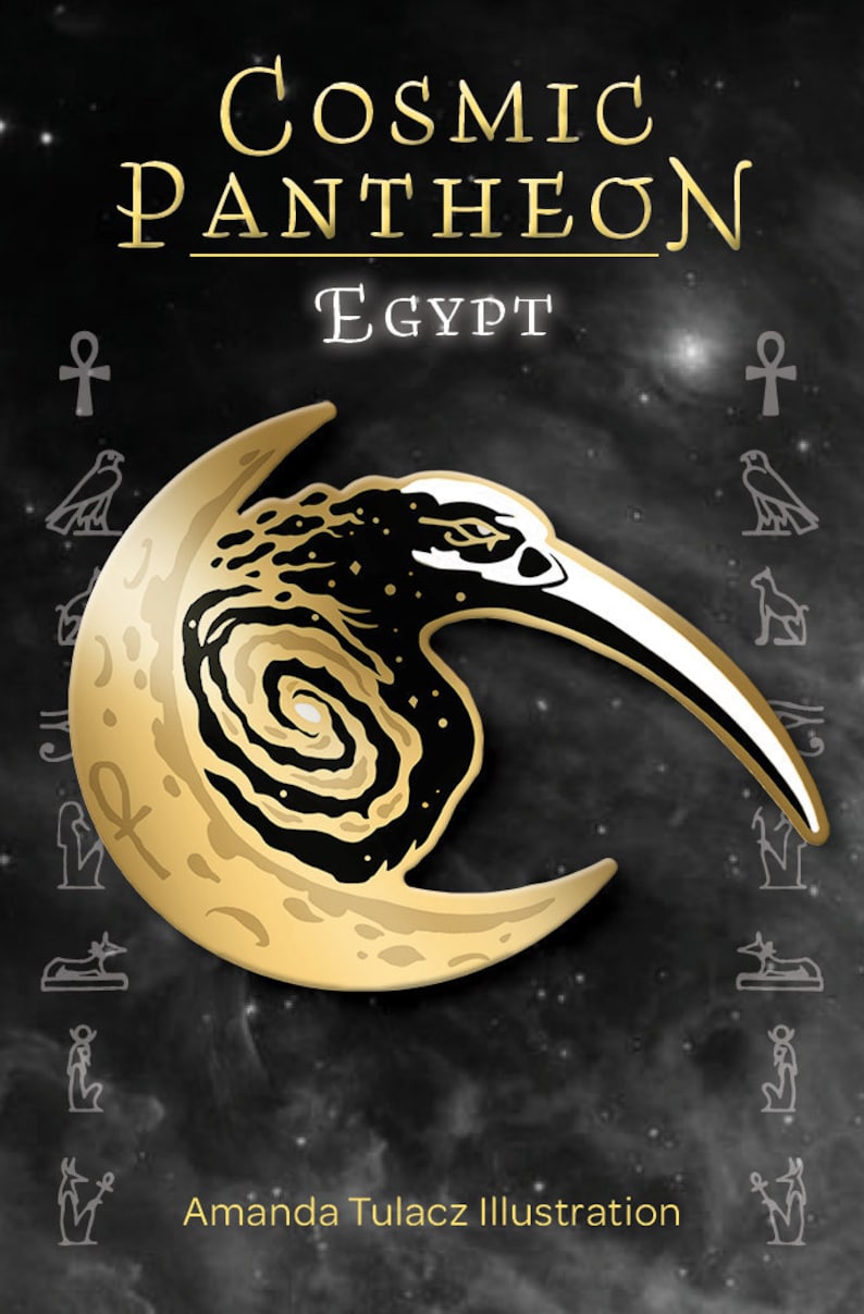 Thoth Enamel Pin Cosmic Pantheon Egypt Egyptian Gods | Etsy