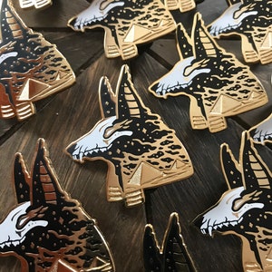 Anubis Enamel Pin - Cosmic Pantheon Egypt, Egyptian Gods, Egyptian ...