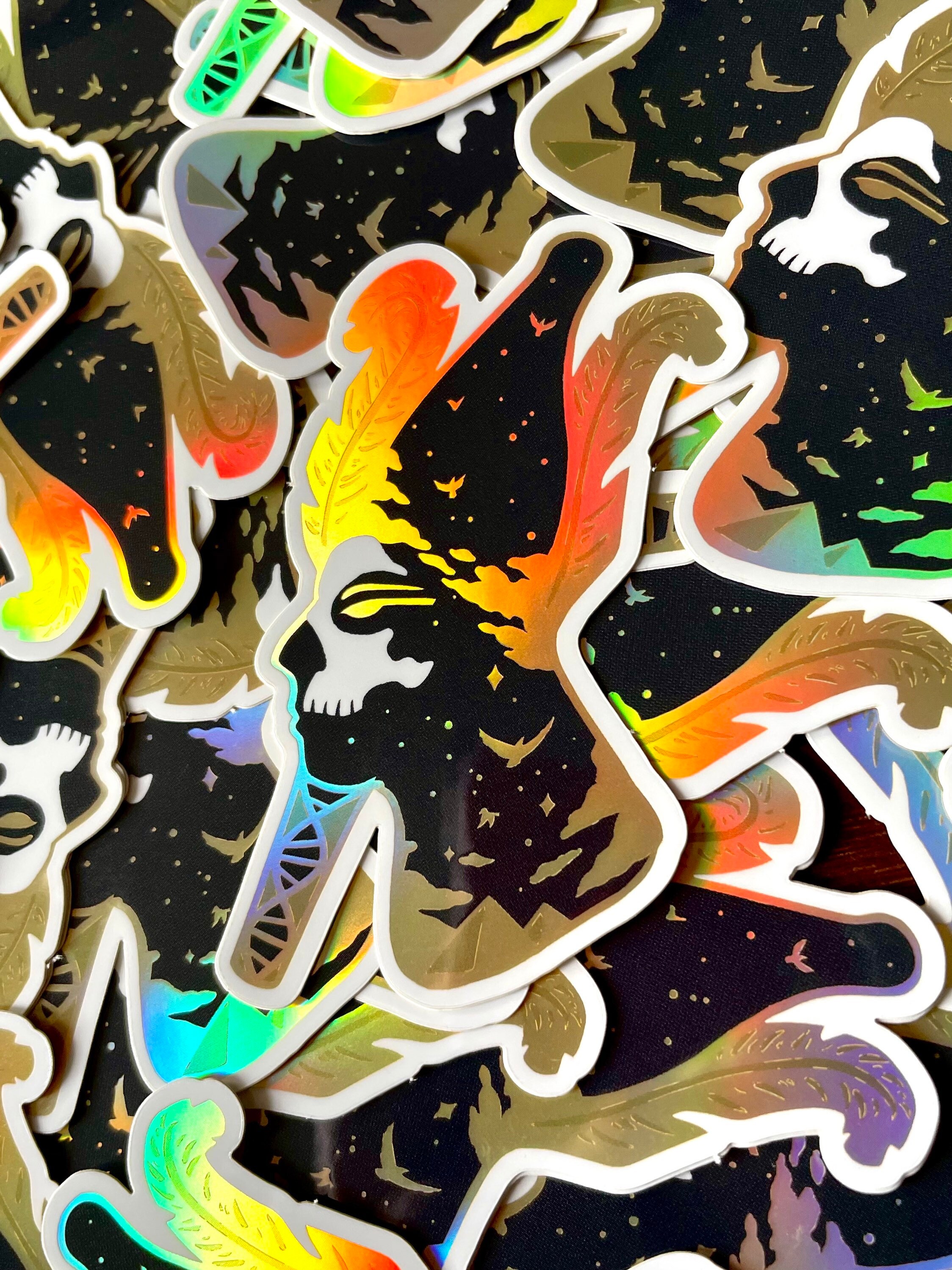 Osiris Holographic Sticker — Amanda Tulacz Illustration