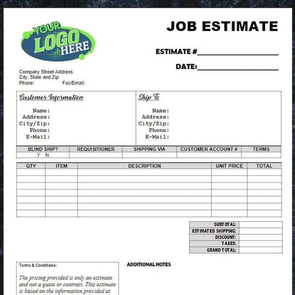 Job Proposal Template - Etsy