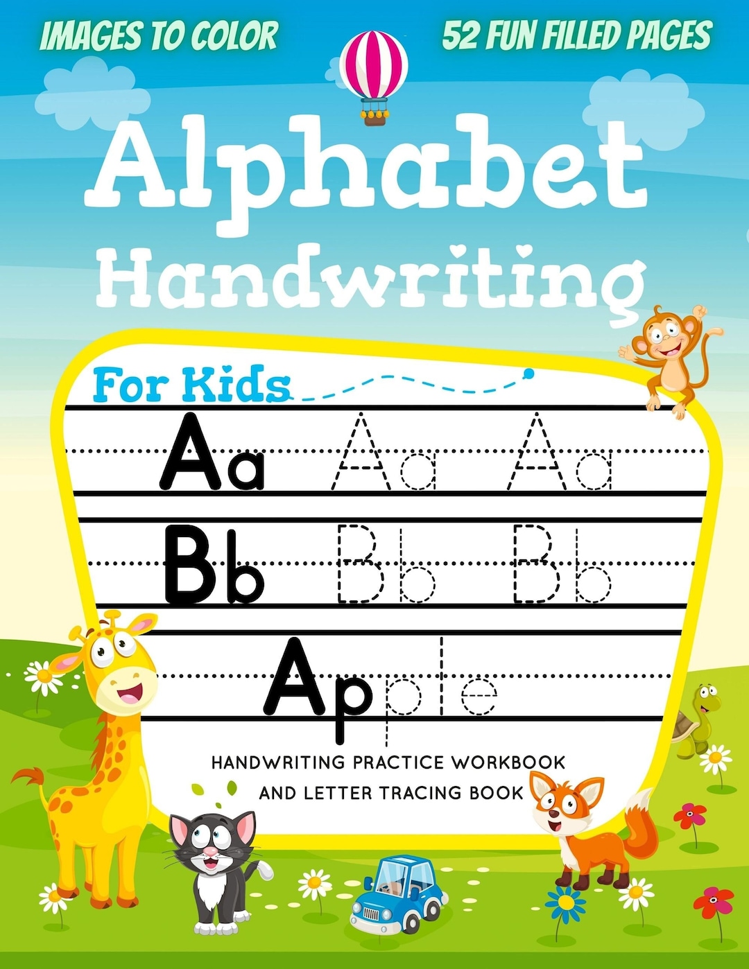 Printable Handwriting Worksheets, Alphabet Writing Activity Book ...